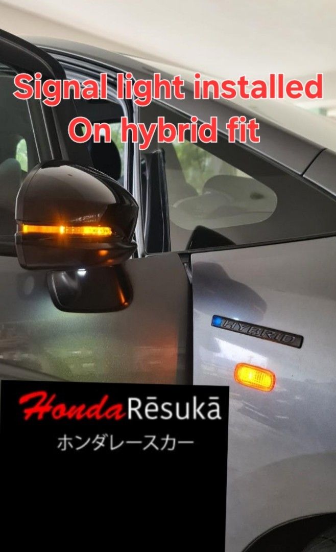Honda fit jazz vezel shuttle puddle light map reading side mirror, Car ...