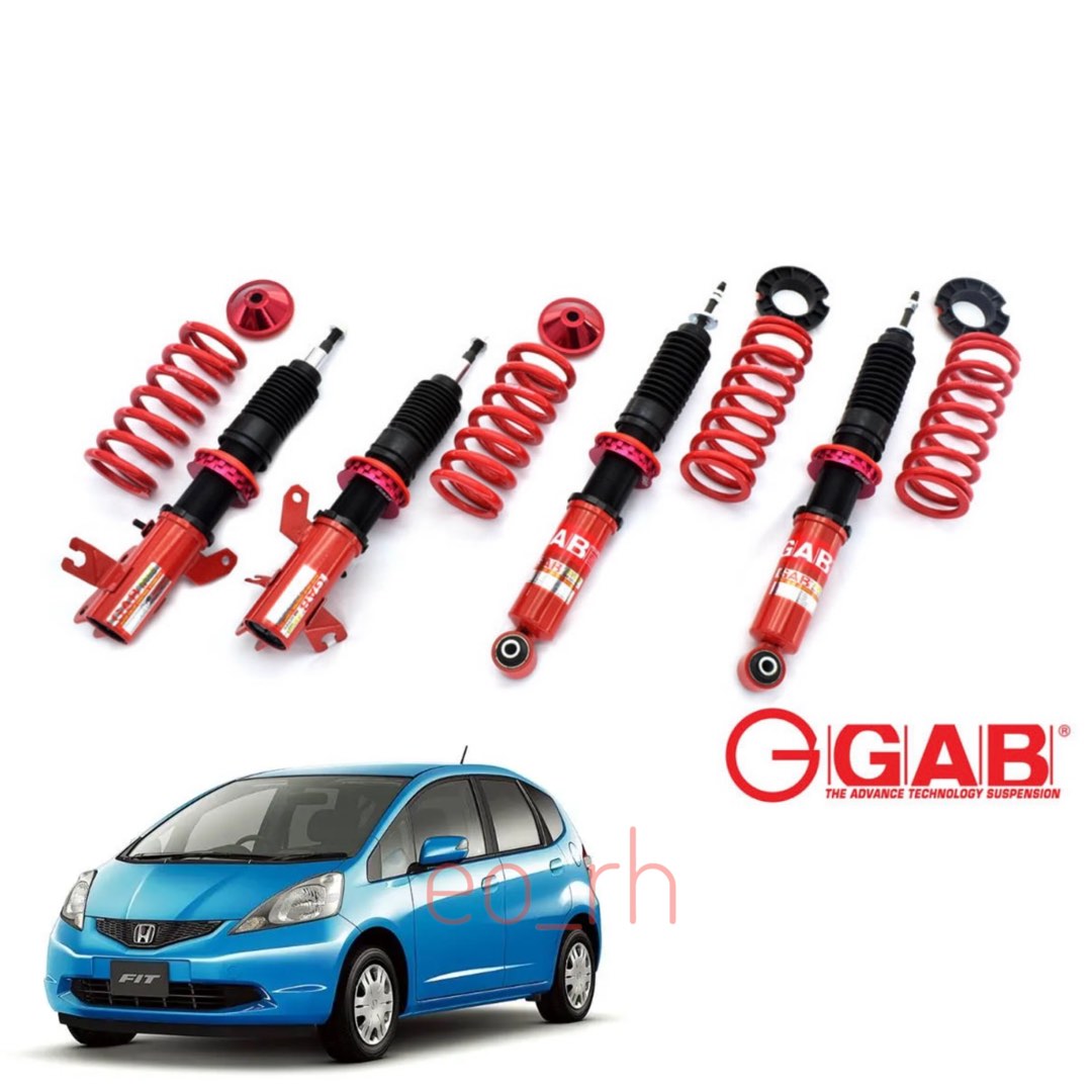 Honda Jazz GE City GM2 GAB Adjustable Suspension Coilover Shock ...