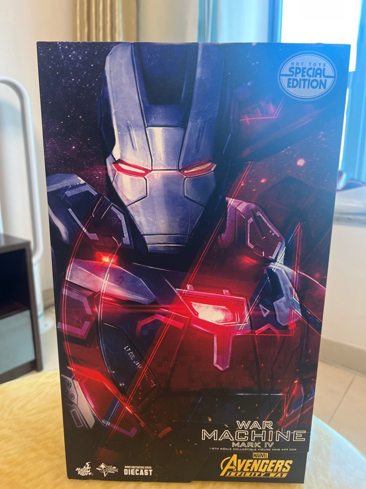 Hot Toys WAR MACHINE MARK IV, Hobbies & Toys, Toys & Games on Carousell