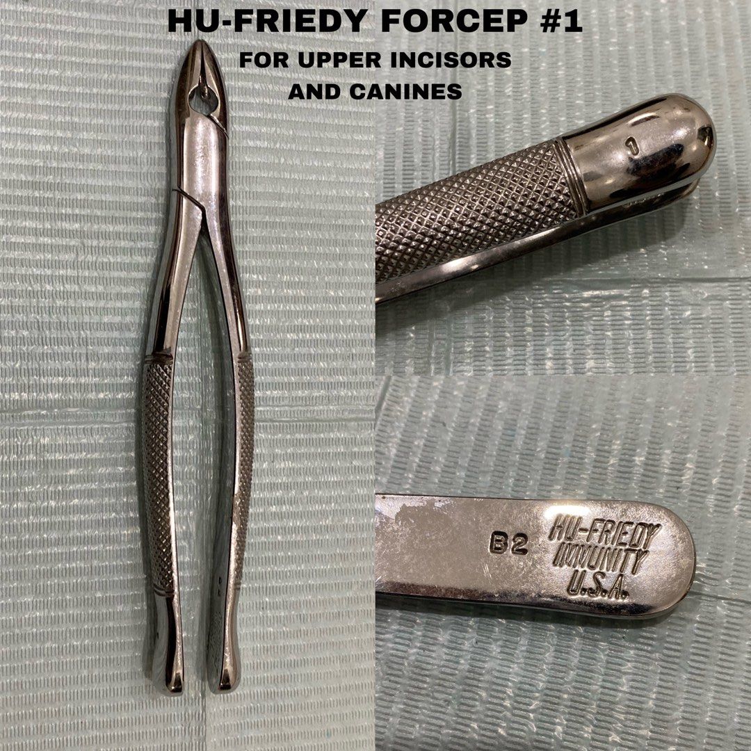 HU FRIEDY FORCEP #1 ORAL SURGERY, Health & Nutrition, Medical Supplies ...