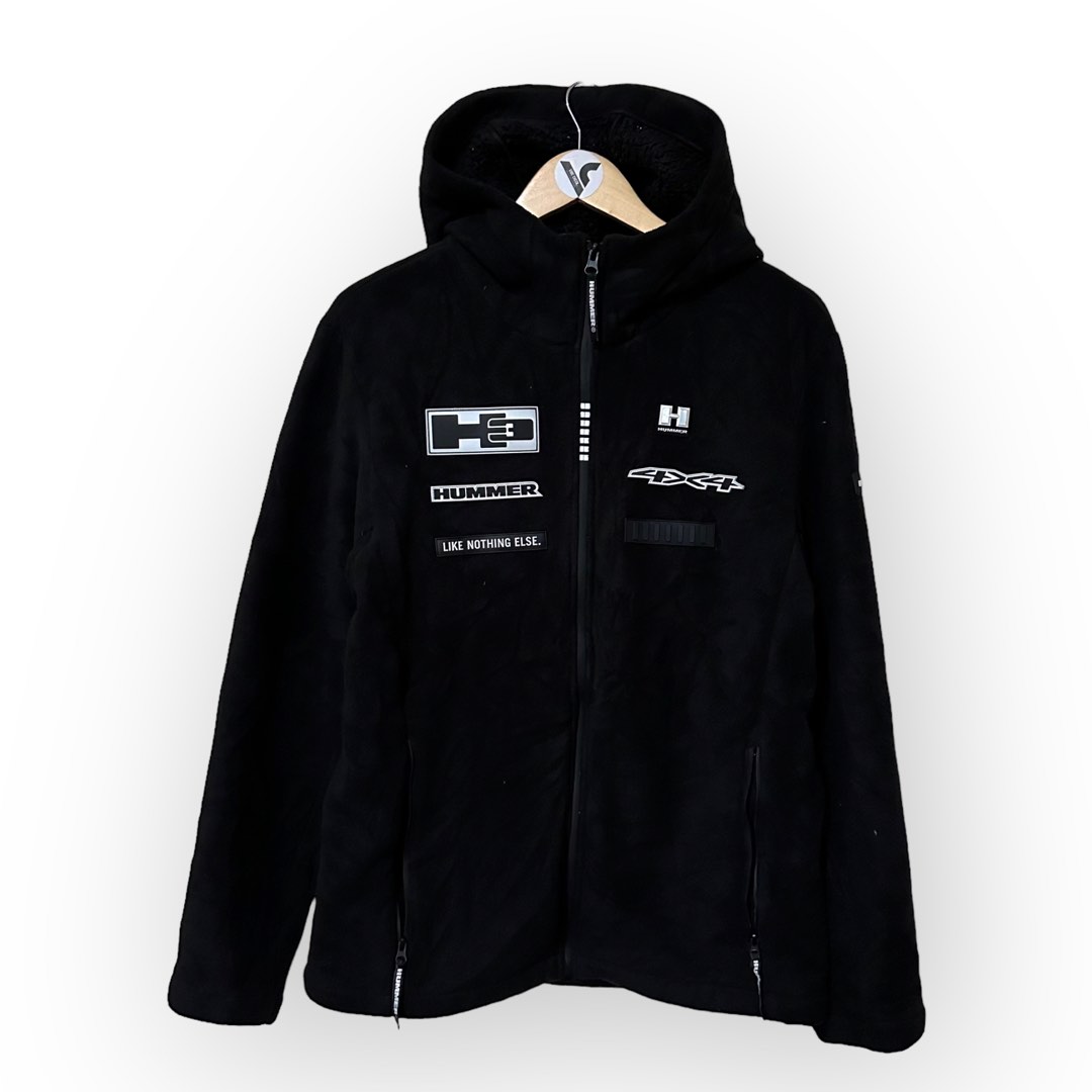Hummer H3 Fleece Black Hoodie, Men's Fashion, Tops & Sets, Hoodies on ...