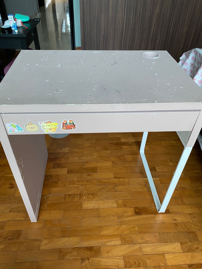 IKEA Study Table (MICKE), Furniture & Home Living, Furniture, Tables ...