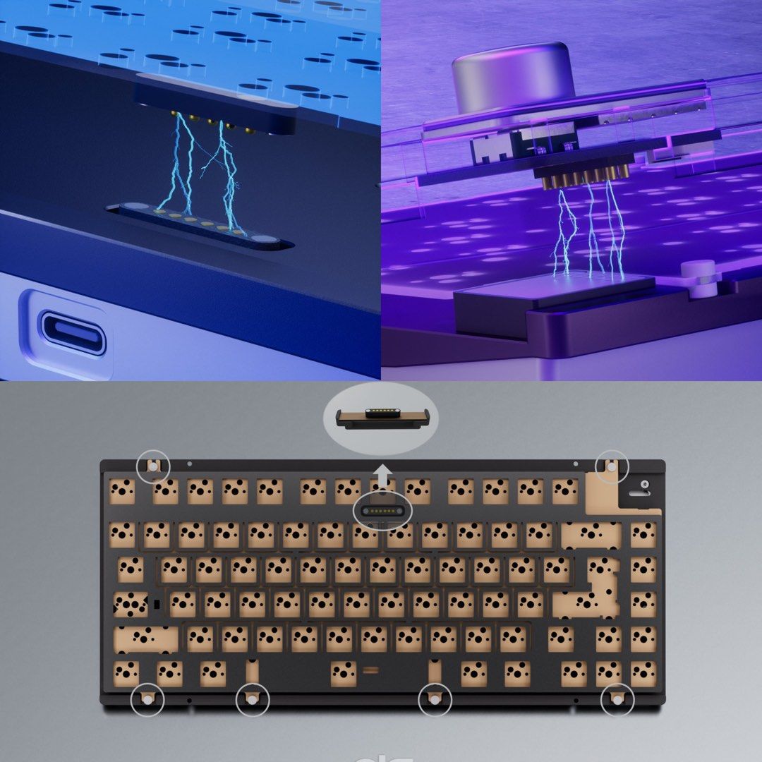 [In Stock] QK75N by Qwertykey / Owlab 75% CNC-machined full aluminium ...