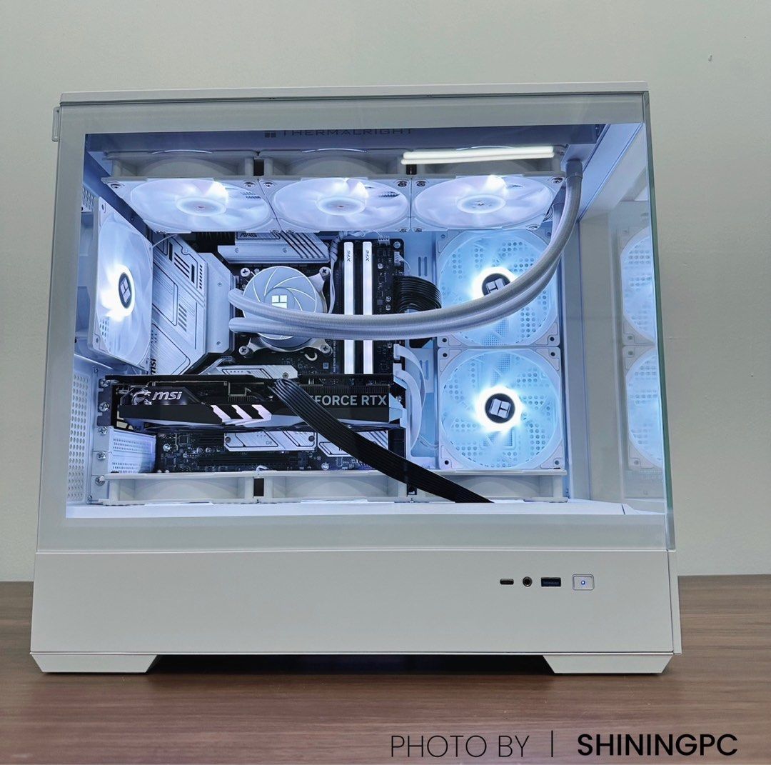 Intel core i5-13600KF With RTX 4060Ti White Theme Gaming PC Gaming ...