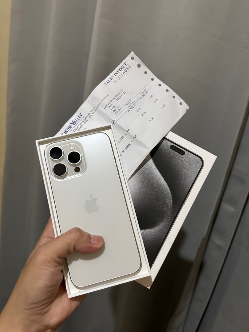 iPhone 15 Pro Max 256GB White Titanium, Mobile Phones & Gadgets, Mobile ...