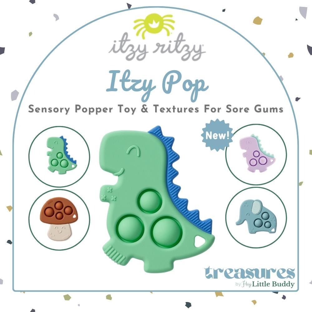 Itzy Ritzy Pop Sensory Silicone Popper Pop It Fidget Toy Push Bubble ...