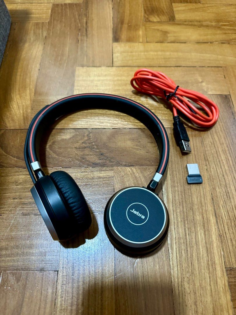 Jabra Evolve Wireless Headphone, Audio, Headphones & Headsets on Carousell