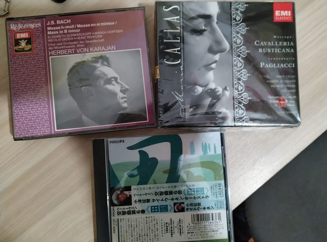 Jethro Tull, Maria Callas, Karajan, Benny Carter, Faith no more, Ozawa ...