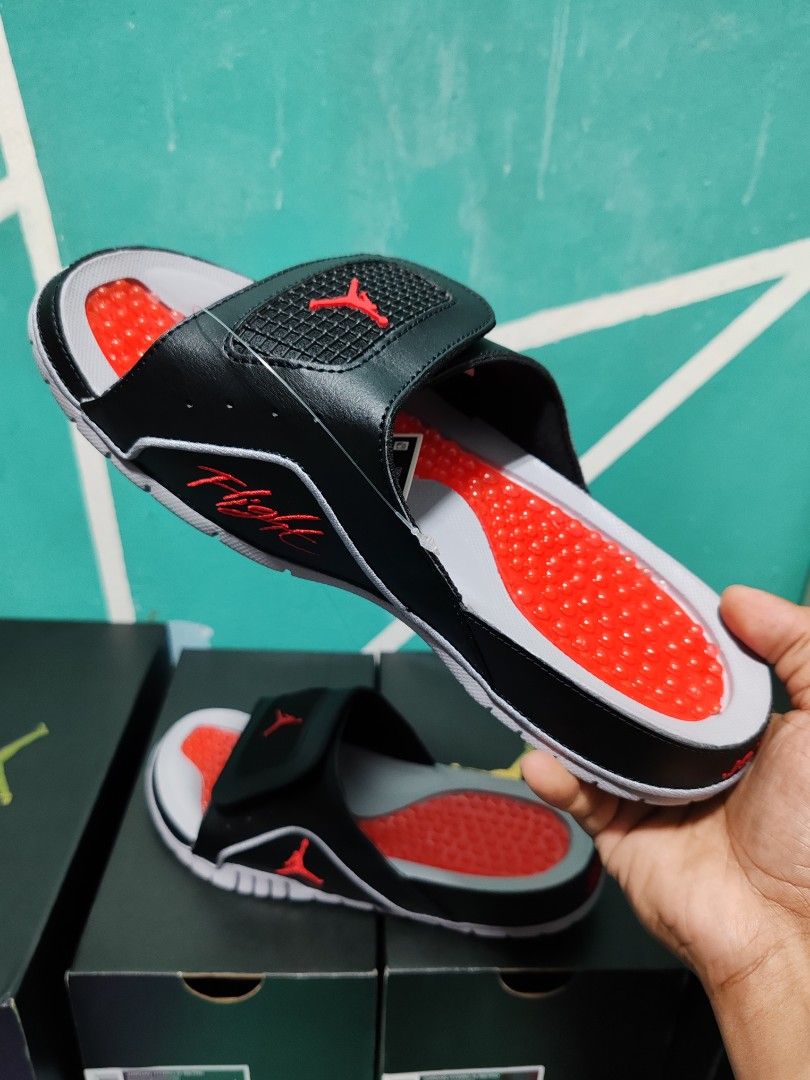 Jordan hydro 4, Men's Fashion, Footwear, Slippers & Slides on Carousell