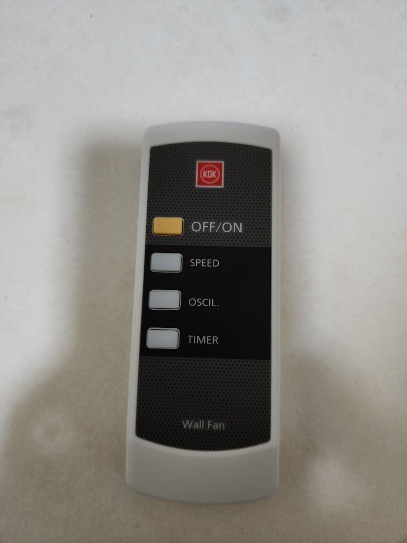 KDK wall fan remote control, TV & Home Appliances, Other Home ...