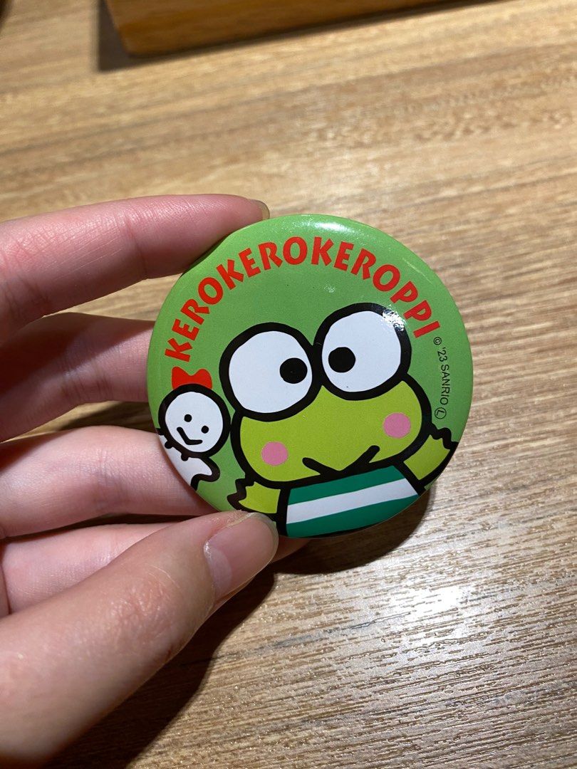 Keroppi Sanrio character can badge, Hobbies & Toys, Memorabilia ...