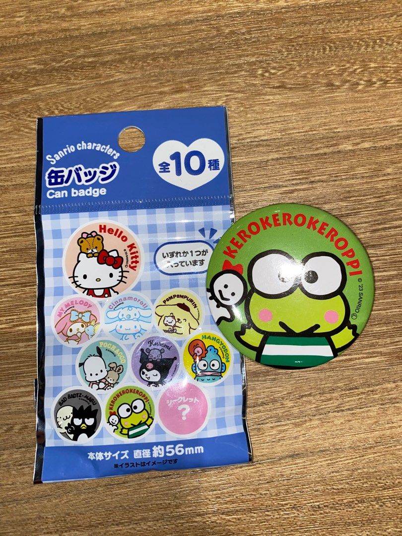 Keroppi Sanrio character can badge, Hobbies & Toys, Memorabilia ...