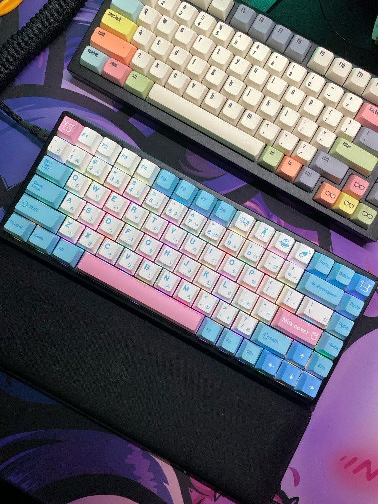 Keychron K2 Pro w/ mods and coiled cable, Computers & Tech, Parts ...