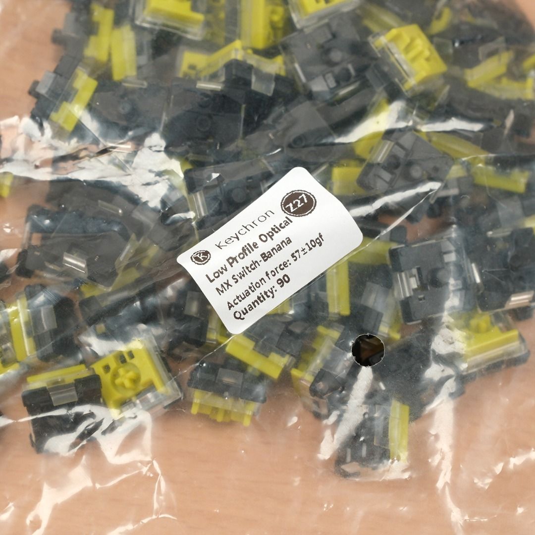 Keychron Banana Optical Low Profile Tactile Keyboard Switch Set 57gf ...