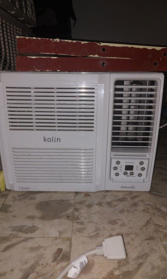 Kolin window type full Dc inverter 1hp, TV & Home Appliances, Air ...