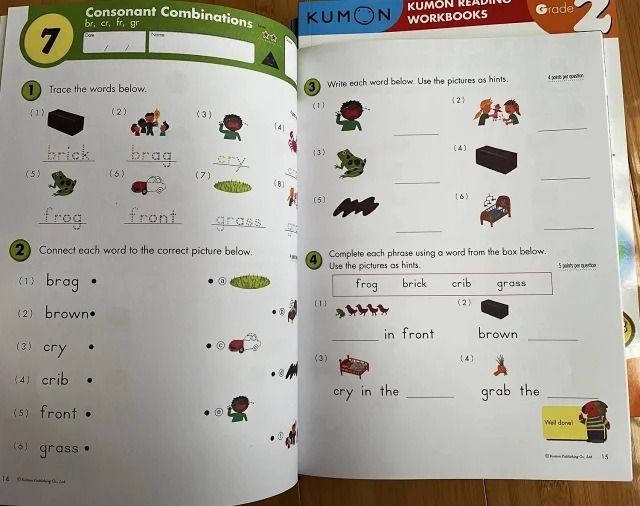 Kumon Primary Grade 1-3 English & Math Assessment Workbooks, Hobbies ...