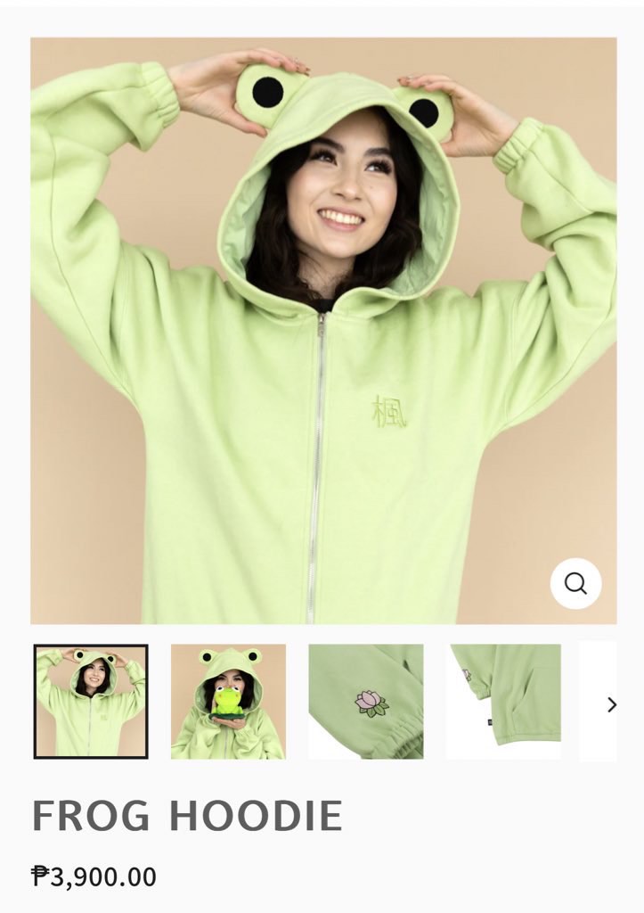 kyedae frog hoodie, Women's Fashion, Coats, Jackets and Outerwear on ...