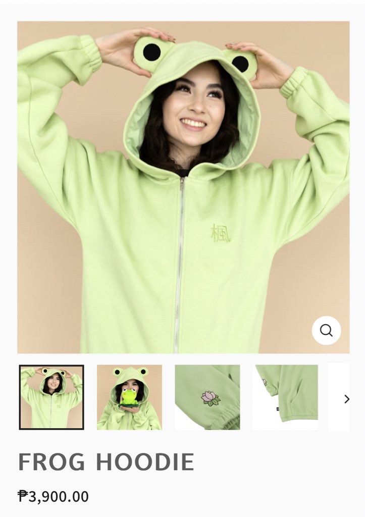 kyedae frog hoodie, Women's Fashion, Coats, Jackets and Outerwear on ...