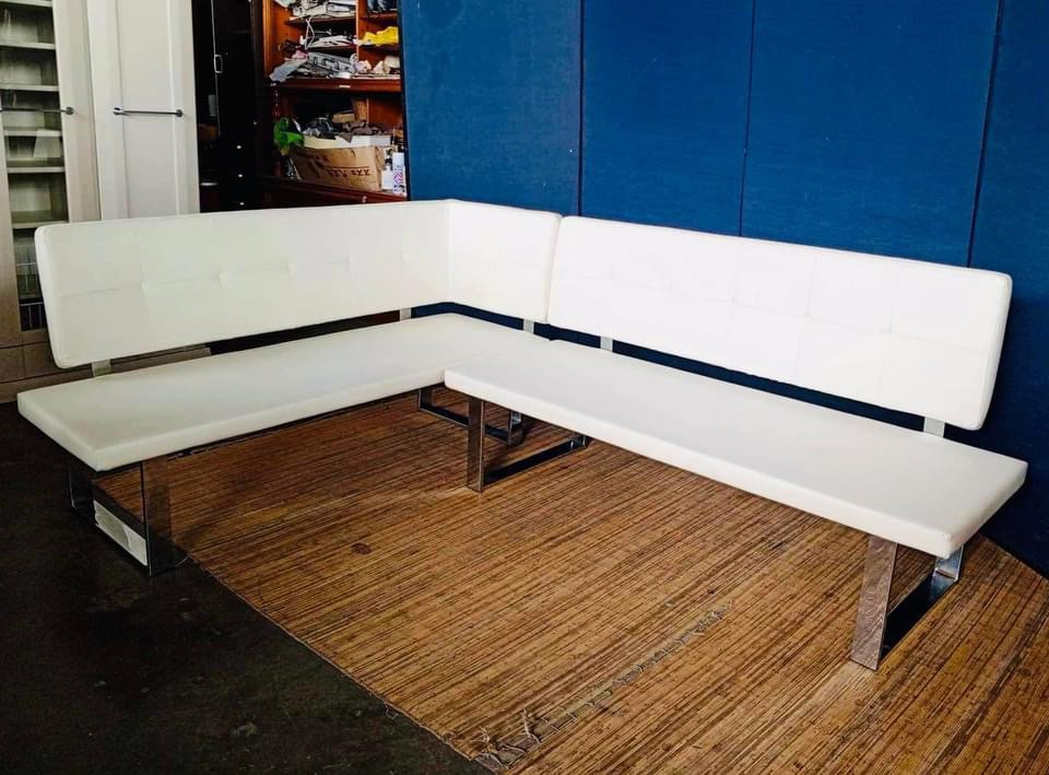 L SHAPE bench, Furniture & Home Living, Furniture, Sofas on Carousell