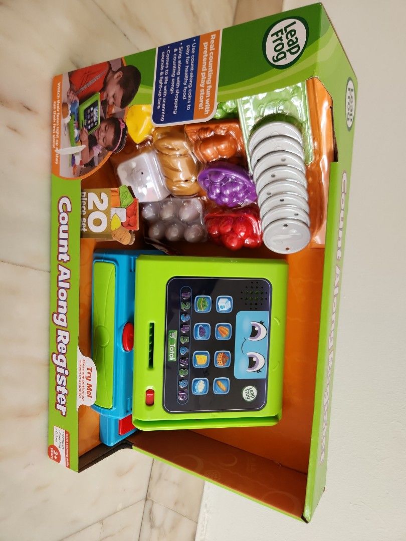 LeapFrog Count Along Register [Teaches skills: Colors * Counting ...