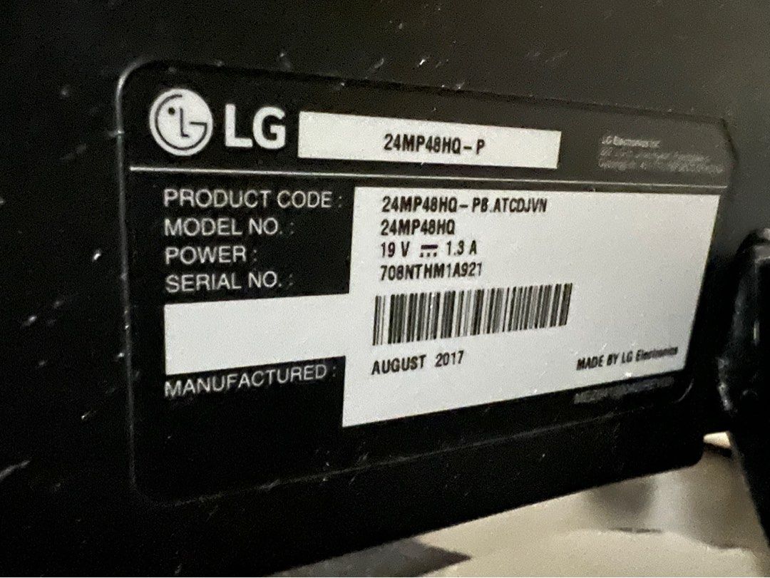 LG 24MP48HQ-P 24" Class Full HD IPS LED Monitor, Computers & Tech ...