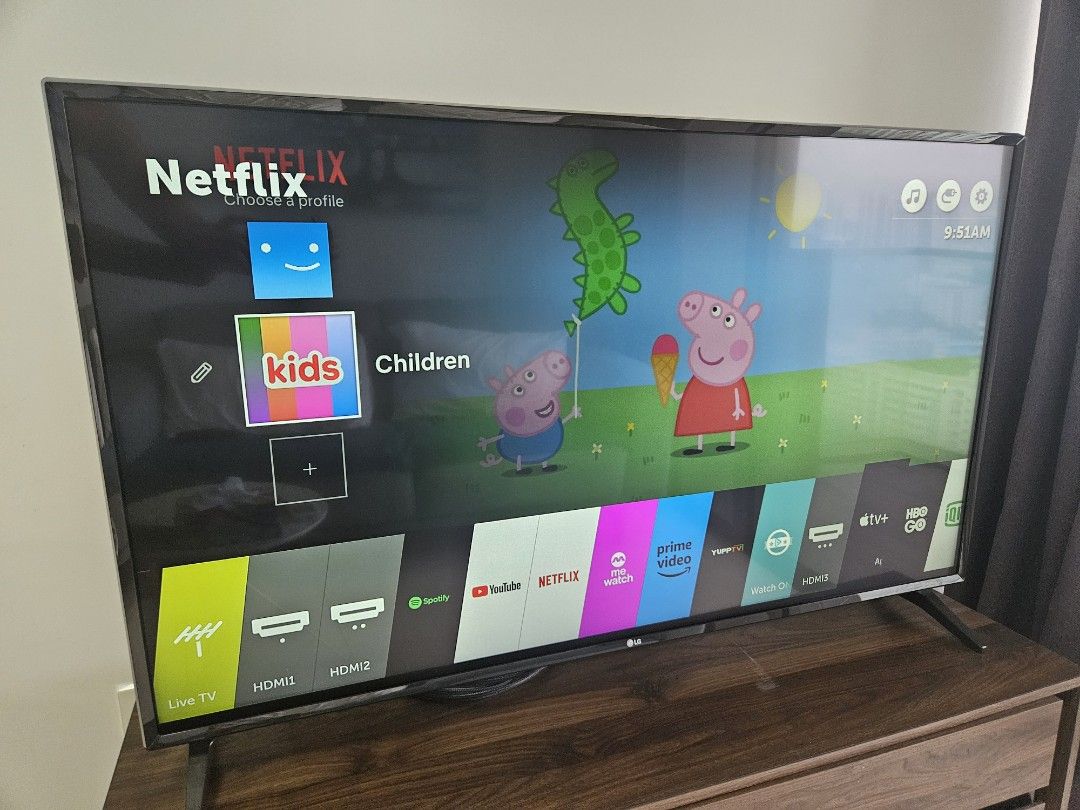 LG Smart TV 49 inch UHD 4K (49UJ632T-TA), TV & Home Appliances, TV ...