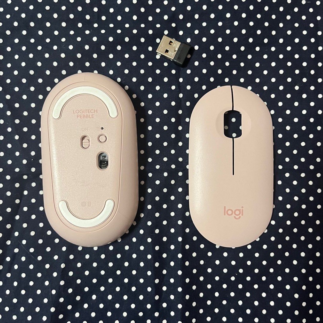 [Like New] Logitech Pebble Wireless Mouse (Bluetooth and USB receiver ...