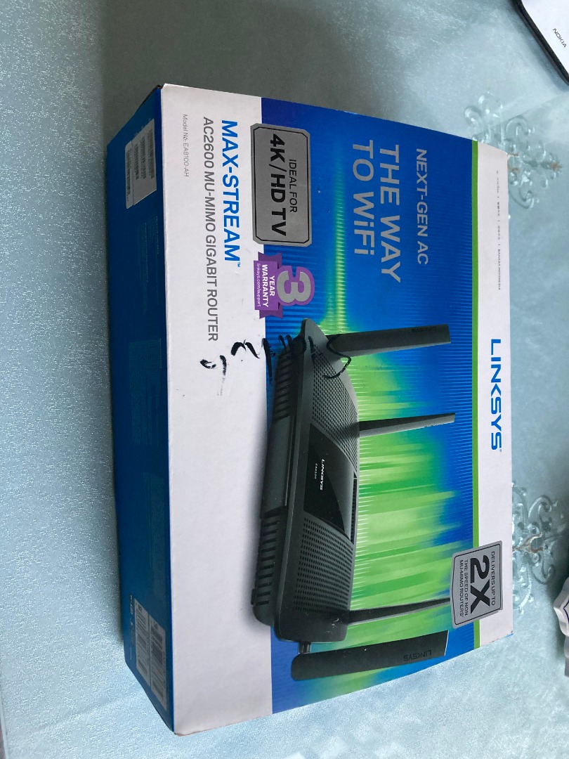 Linksys Max-Stream Gigabit Router, TV & Home Appliances, TV ...