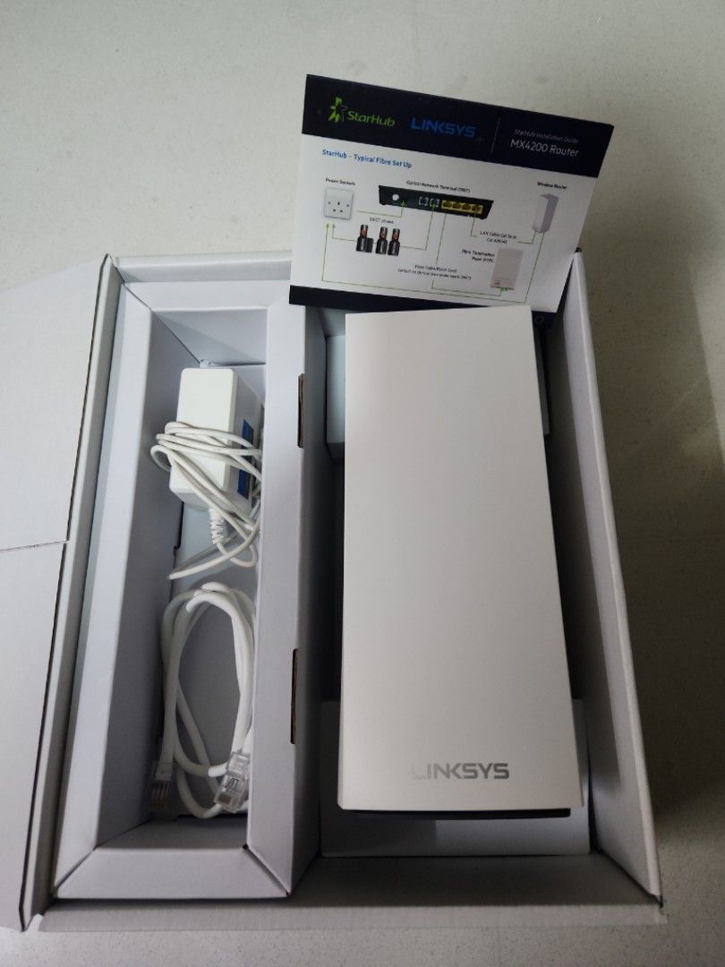 Linksys MX4200 - Tri-Band AX4200 Mesh WiFi 6 Router, Computers & Tech ...