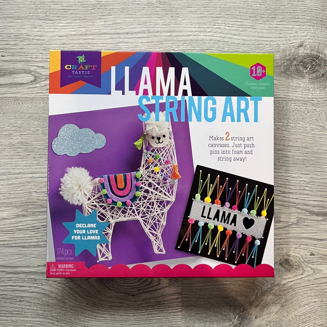 Llama String Art, Hobbies & Toys, Stationery & Craft, Craft Supplies ...