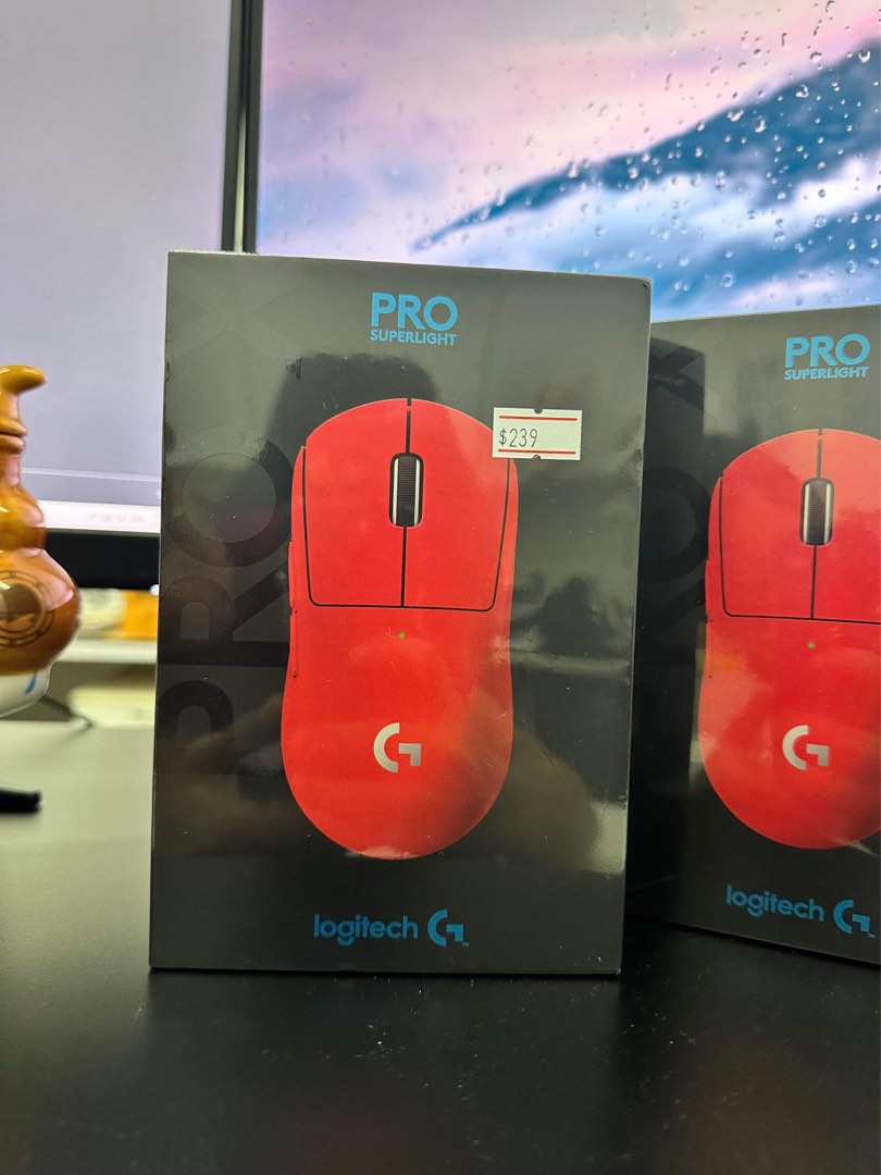 Logitech pro x superlight red, Computers & Tech, Parts & Accessories ...