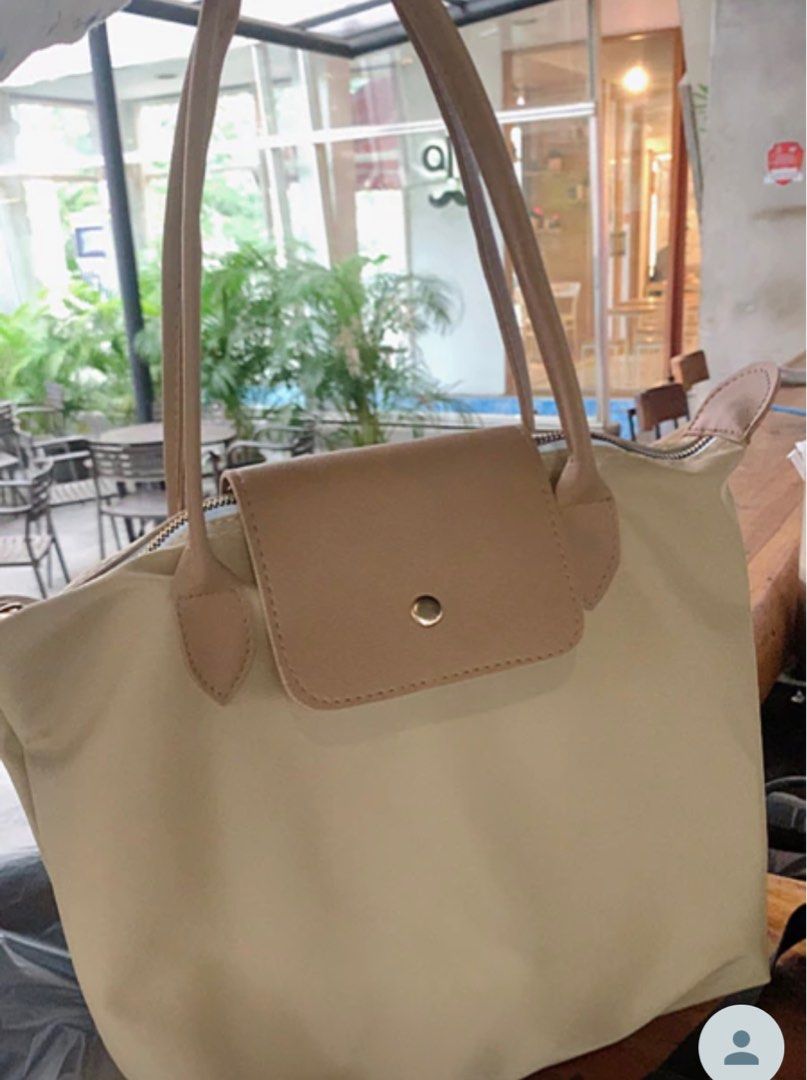 longchamp look alike ukuran medium mocca, Fesyen Wanita, Tas & Dompet di Carousell