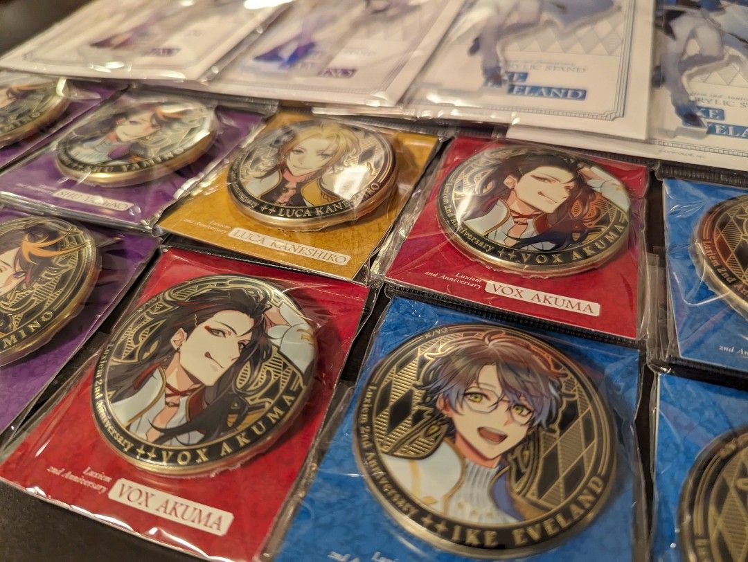Luxiem 2nd Anniversary Merch (Badge, standee, cheki), Hobbies & Toys ...