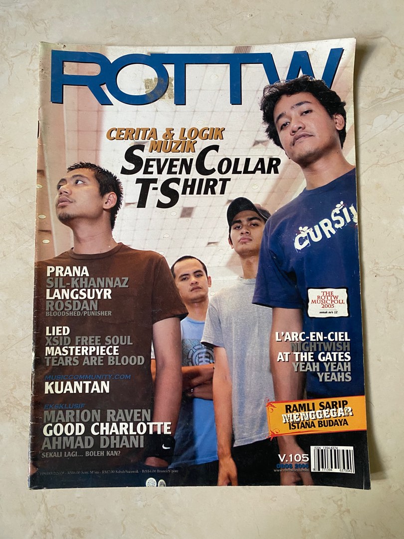 MAGAZINE ROTTW (SEVENCOLLAR TSHIRT), Hobbies & Toys, Books & Magazines ...