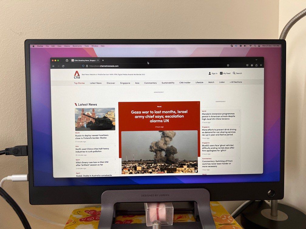 Maibenben 15.6 inch portable LCD monitor, Computers & Tech, Parts ...