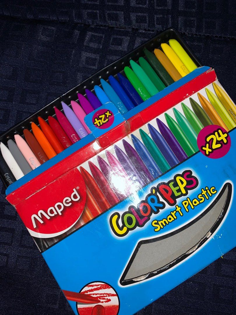 Maped Colorpeps Smart Plastic 24s, Hobbies & Toys, Stationary & Craft ...