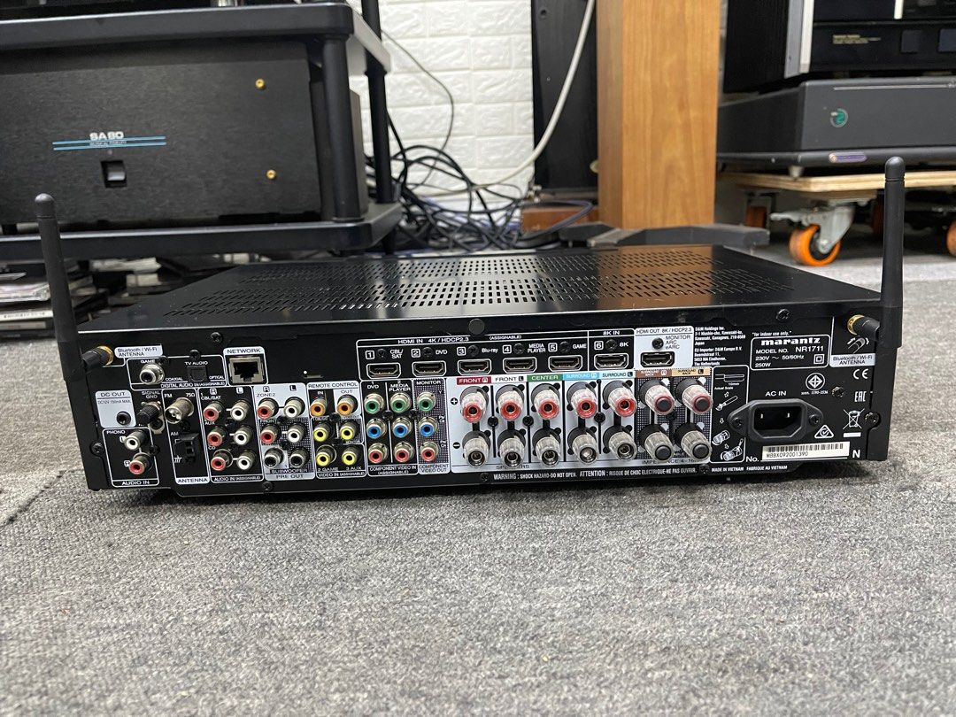Marantz/馬蘭士 NR1711 8K全景聲影院功放, 音響器材, Soundbar、揚聲器、藍牙喇叭、耳擴 - Carousell