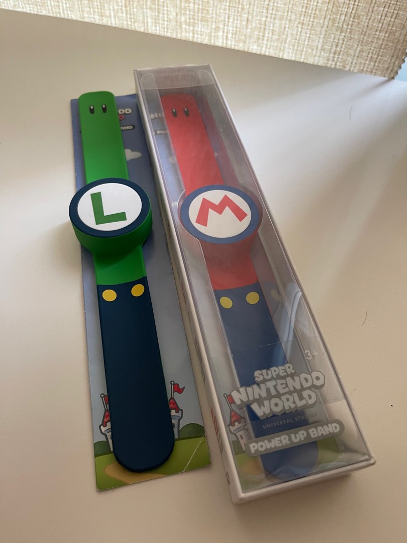 Mario and Luigi Power Up bands, Hobbies & Toys, Toys & Games on Carousell