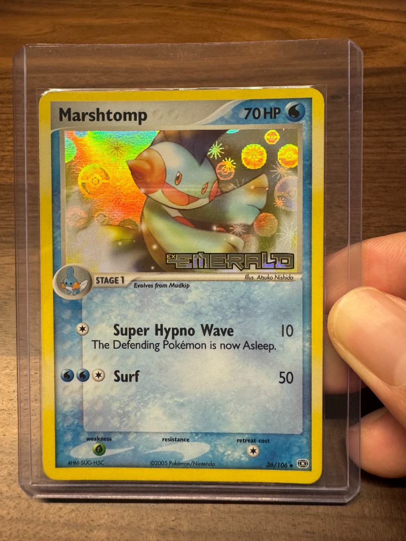 marshtomp emerald card