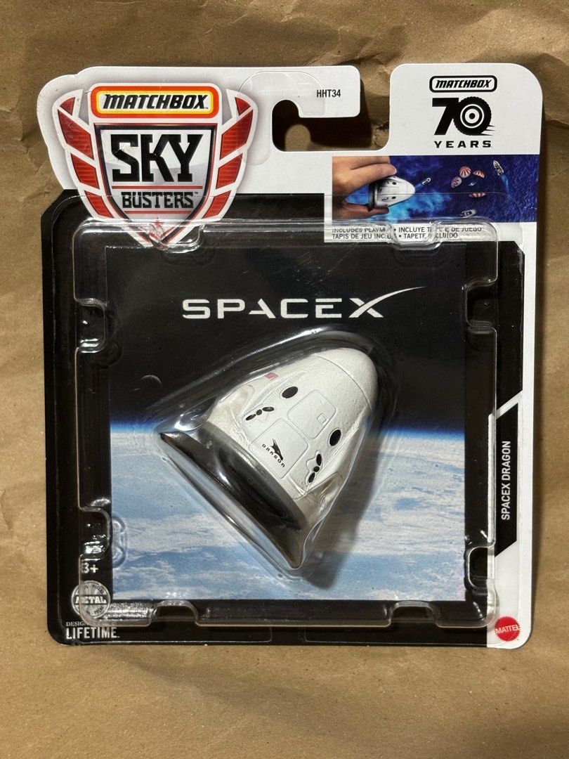 Matchbox SkyBusters SpaceX Dragon Model, Hobbies & Toys, Toys & Games ...