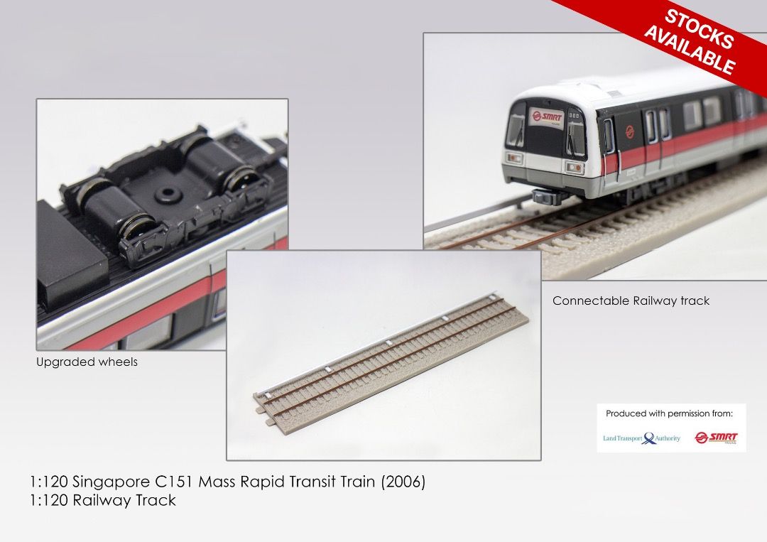MC SG Train 1/120 MRT City Series (Various Train Model and Service Line ...