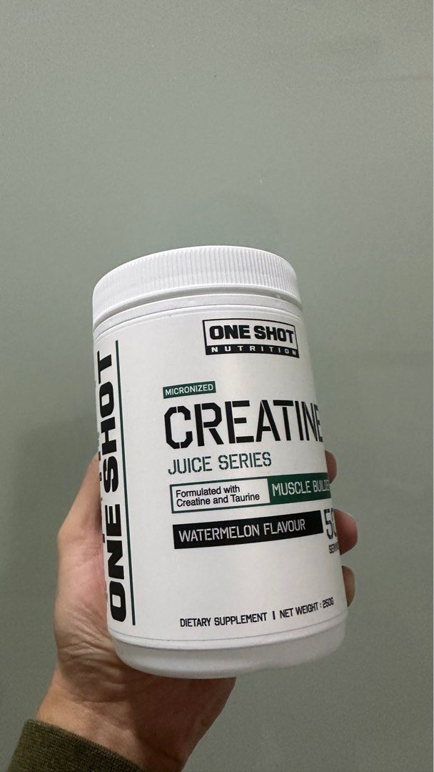 Micronized Creatine Monohydrate Powder (250g) 50 servings - One Shot ...