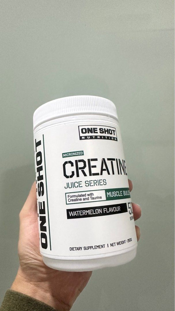 Micronized Creatine Monohydrate Powder (250g) 50 servings - One Shot ...