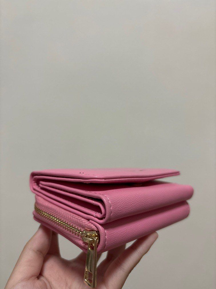 Miniso pink trifold wallet, Women's Fashion, Bags & Wallets, Wallets ...