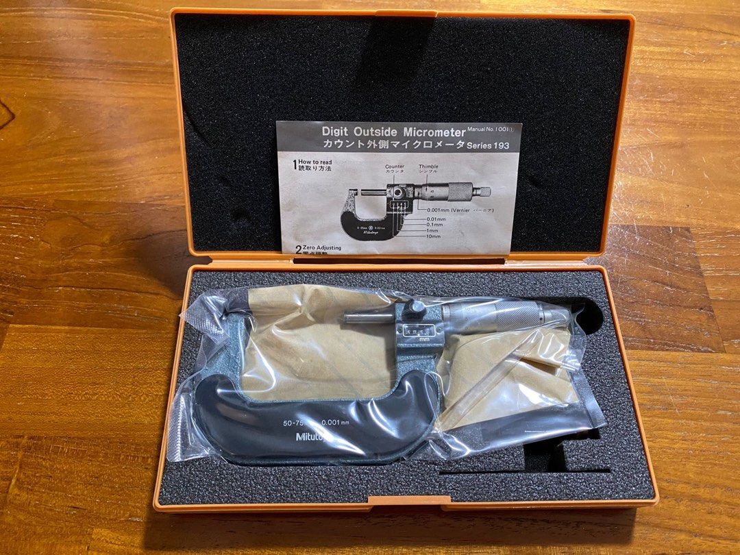 Mitutoyo digit outside Micrometer, Everything Else on Carousell