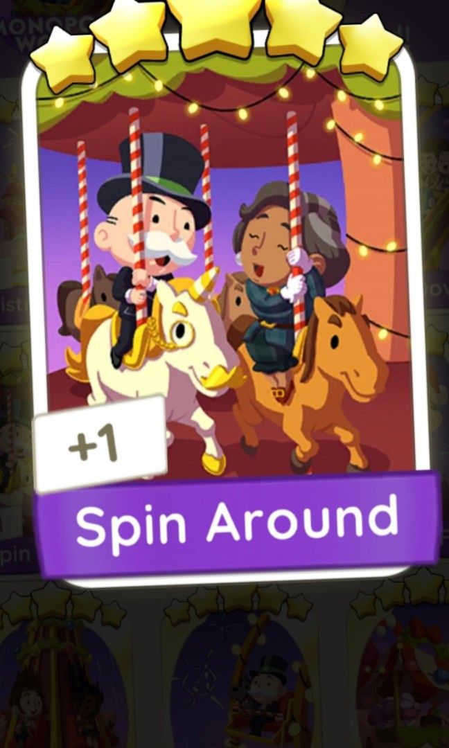 monopoly go: Spin around, Hobbies & Toys, Toys & Games on Carousell