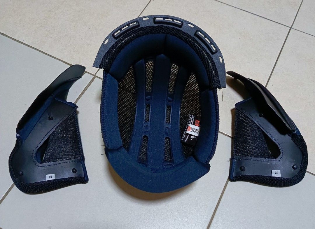 Mt Helmet Padding "M"...Nego., Motorcycles, Motorcycle Apparel on Carousell