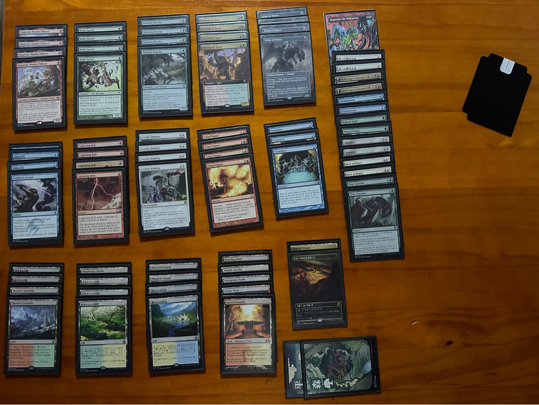 MTG Modern Deck - Domain Zoo, Hobbies & Toys, Toys & Games on Carousell
