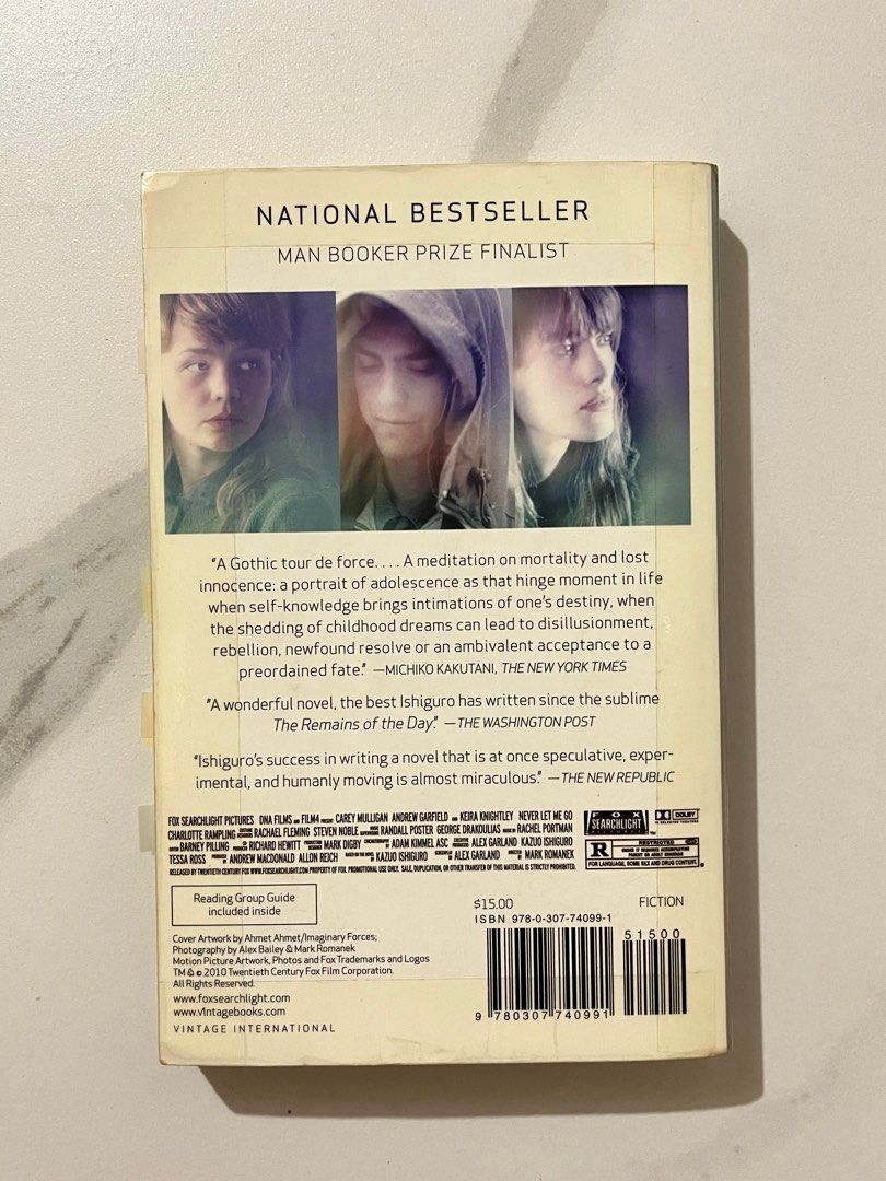 Never Let Me Go by Kazuo Ishiguro, Hobbies & Toys, Books & Magazines ...