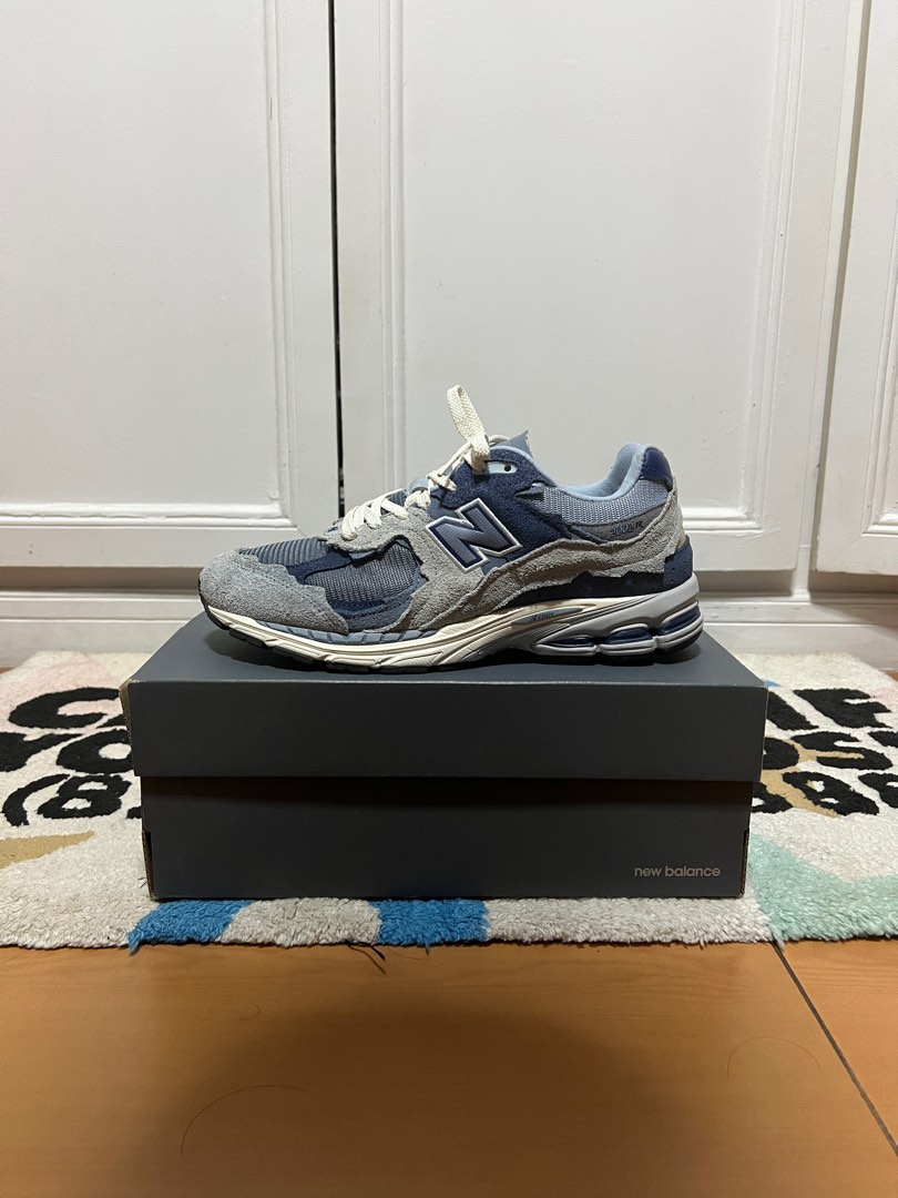 New Balance 2002R Protection Pack Artic Grey Purple, Men's Fashion ...